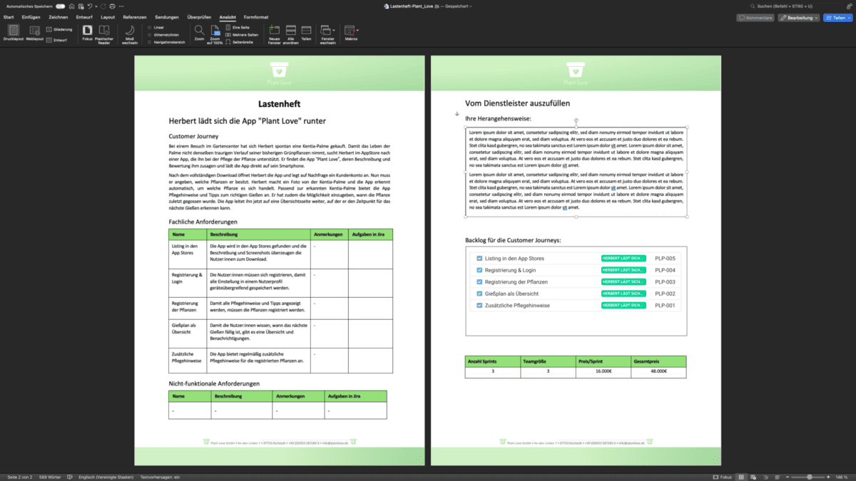 Agile Lasten- und Pflichtenhefte in der Praxis | enbl.it